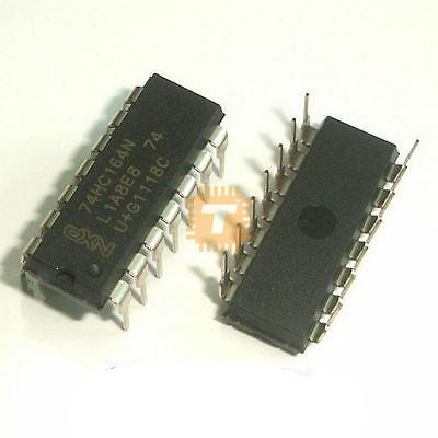 IC0280 - 74LS164 8 Bit Parallel out Serial Shift Register (74HC164) PDIP-16
