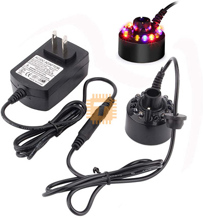 MD0581 - LED Ultrasonic Mist Maker Fogger Atomizer Humidifier with ...