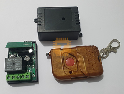 MD0625 - 315MHz 12VDC 1 Way 1 Channel RF Relay Module with Remote ...