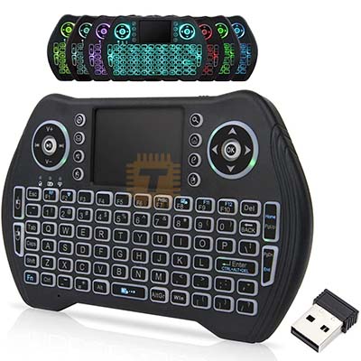 PC0022 - RGB Mini Keyboard with Touch Pad Mouse Backlit Raspberry Pi