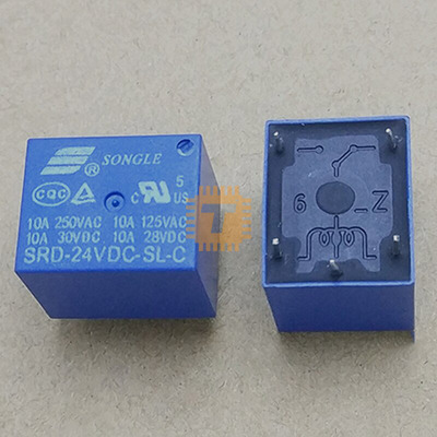 RL0041 - 24VDC Miniature Relay 250VAC 10A / 30VDC 10A