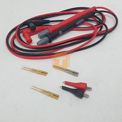 TA1101 - Multimeter Probe Wire Cord with 4 Extra Tips